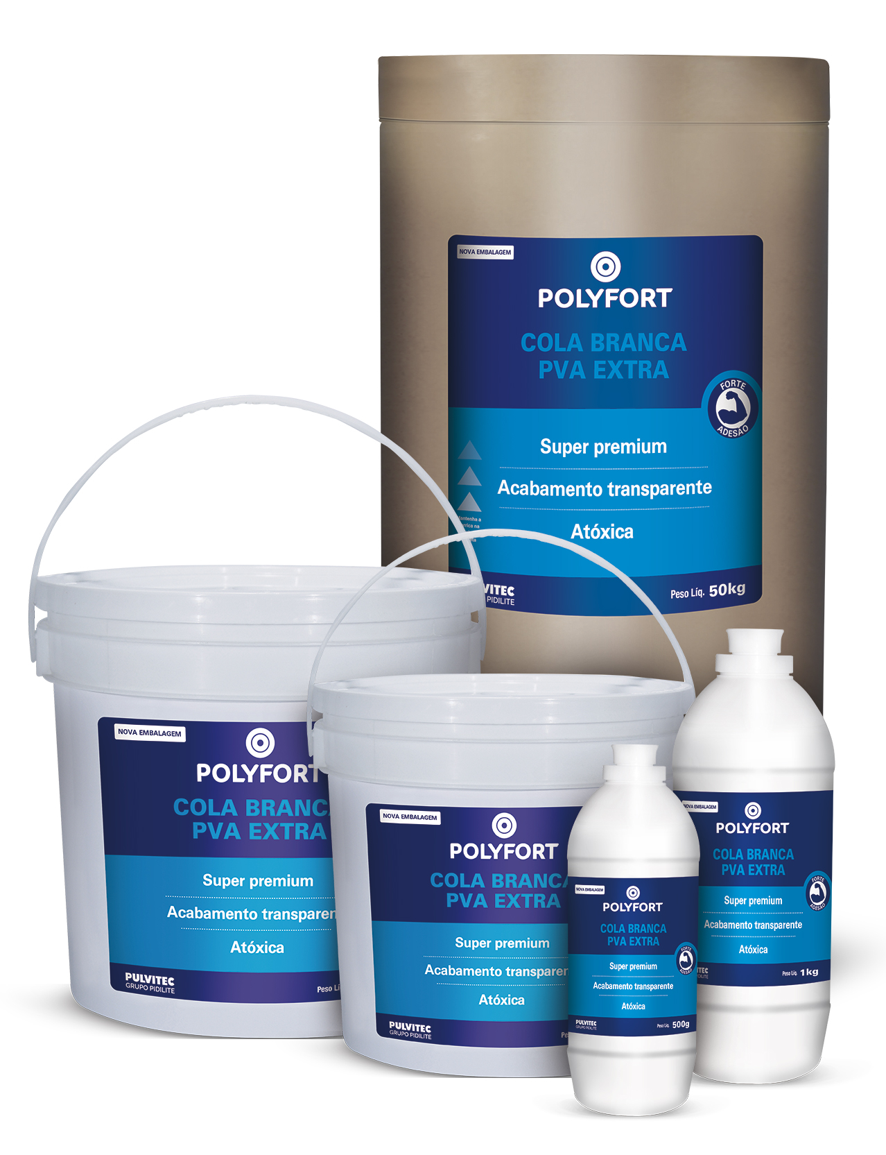 Polyfort Cola Branca PVA Extra - Pulvitec